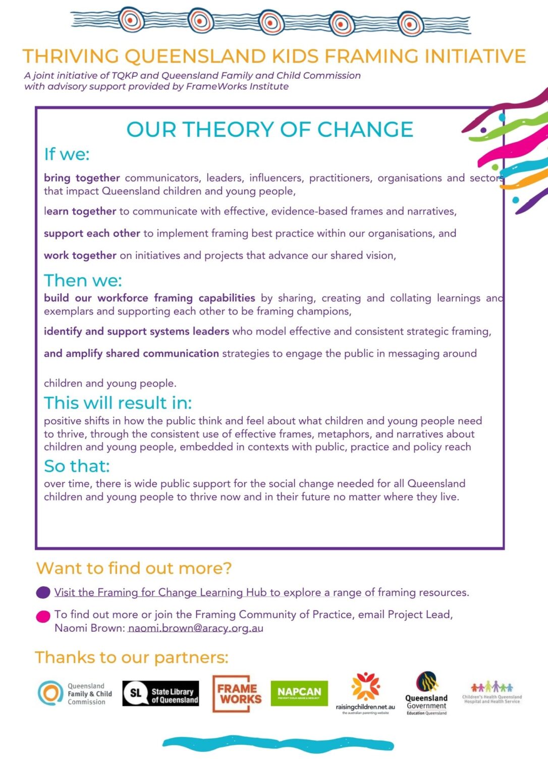 Strategic Framing Initiative - Queensland Kids Partnership