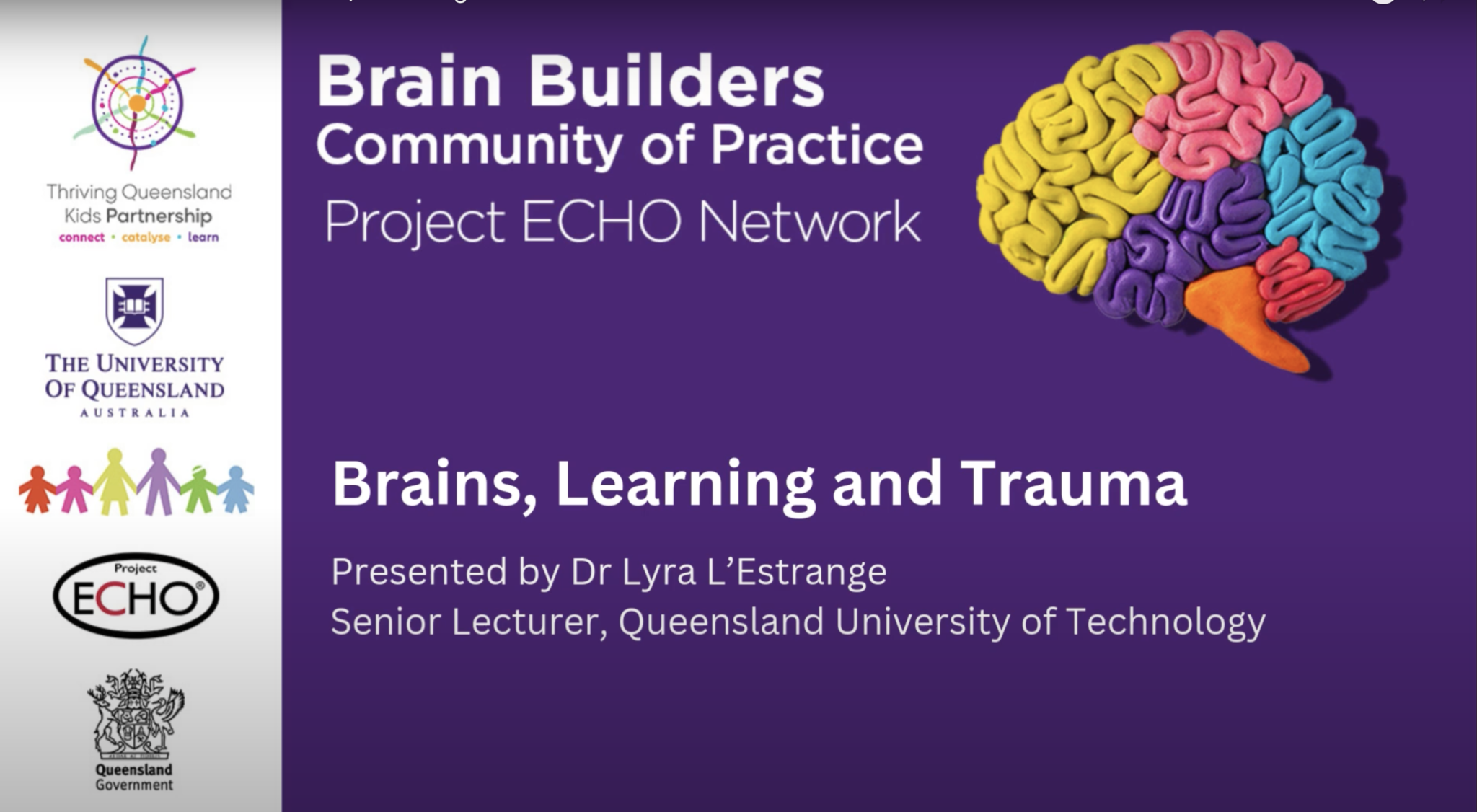 Thriving Kids Brain Builders Initiative - Thriving Queensland Kids Partnership